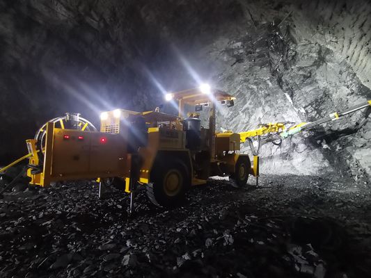 หลุมหล่อหิน Bolts หน้าเจาะ Rig ใต้ดินไฮดรอลิก ISO9001 สําหรับการพัฒนา ...